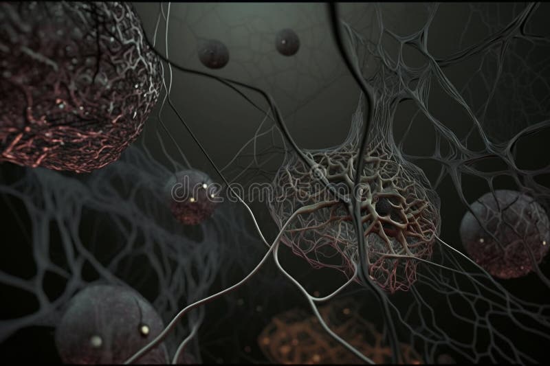 Brain Structure Neuroscience. Neural Network Human Nervous System Stock ...