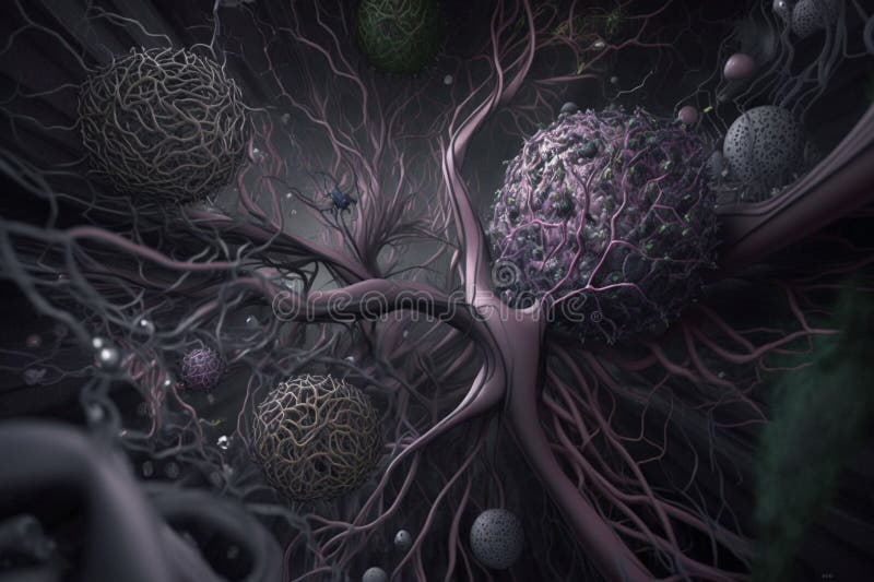 Brain Structure Neuroscience. Neural Network Human Nervous System Stock ...