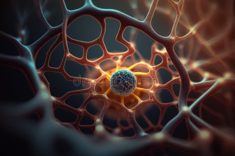 Brain Structure Neuroscience. Neural Network Human Nervous System Stock ...