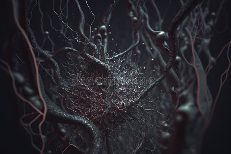 Brain Structure Neuroscience. Neural Network Human Nervous System Stock ...