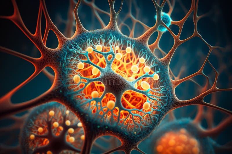 Brain Structure Neuroscience. Neural Network Human Nervous System Stock ...