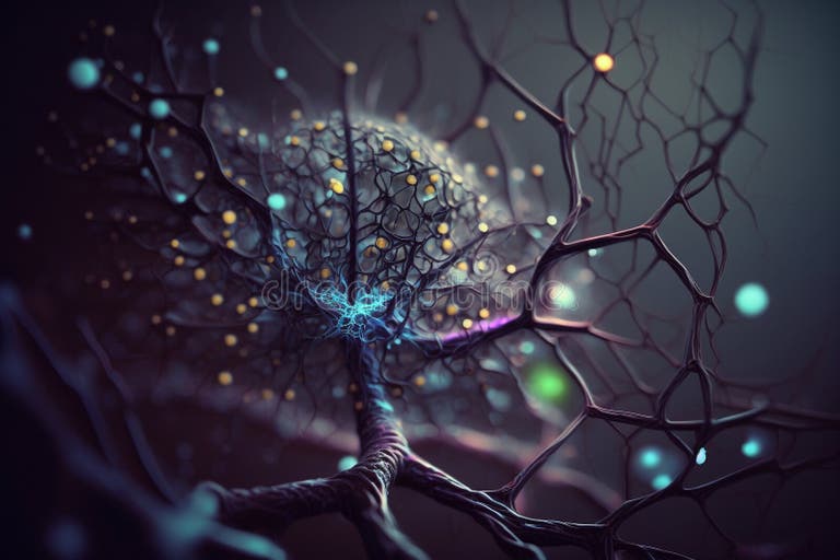 Brain Structure Neuroscience. Neural Network Human Nervous System Stock ...