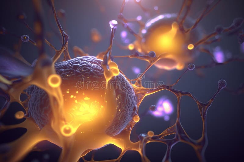 Brain Structure Neuroscience. Neural Network Human Nervous System Stock ...