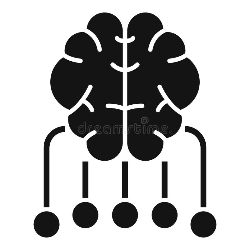 Brain Support Mind Icon Simple Vector. Cognitive Power Stock Vector ...
