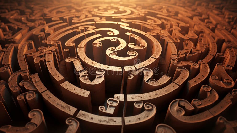 A Brain with Swirling Question Marks Inside, Signifying Confusion, with ...