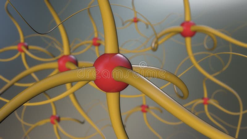 Brain synapse background stock illustration. Illustration of neural ...