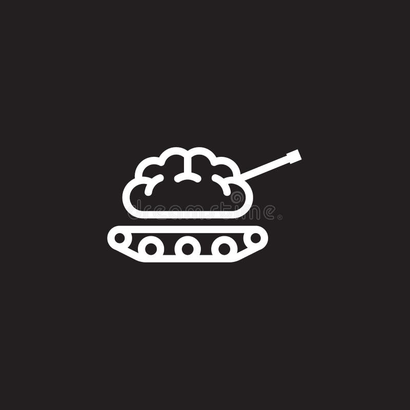 Brain Tank Logo Design Vector Illustration Stock Vector - Illustration ...