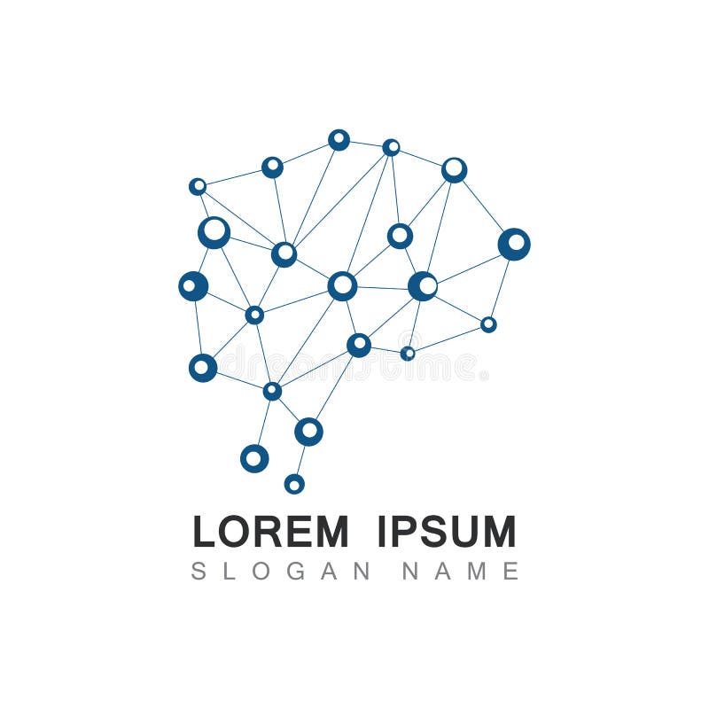 Brain Tech Logo Design. Smart Creative Brain Template Design Stock ...