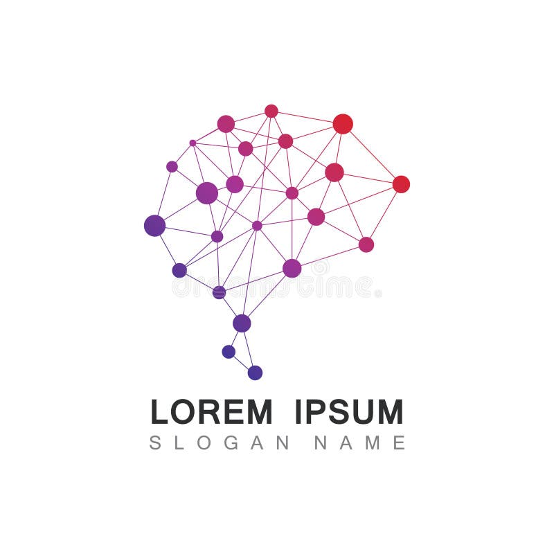 Brain Tech Logo Design. Smart Creative Brain Template Design Stock ...