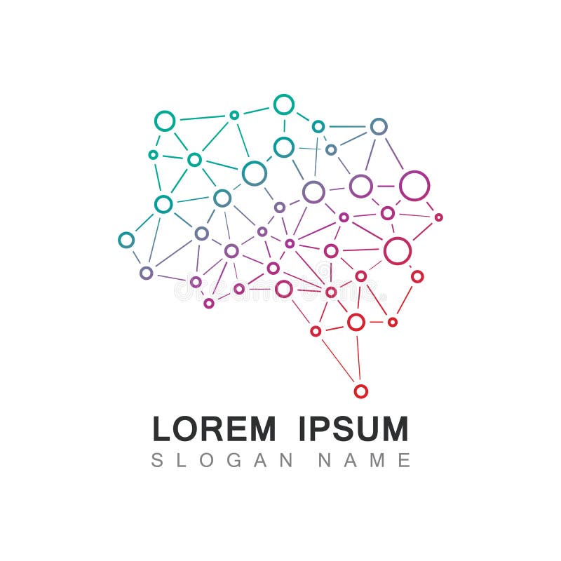 Brain Tech Logo Design. Smart Creative Brain Template Design Stock ...