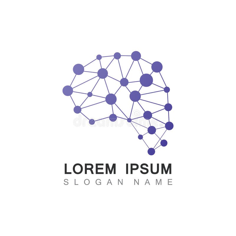 Brain Tech Logo Design. Smart Creative Brain Template Design Stock ...