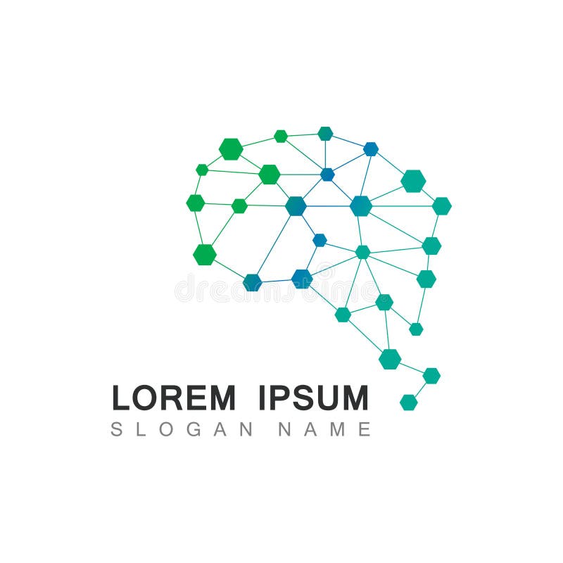 Brain Tech Logo Design. Smart Creative Brain Template Design Stock ...