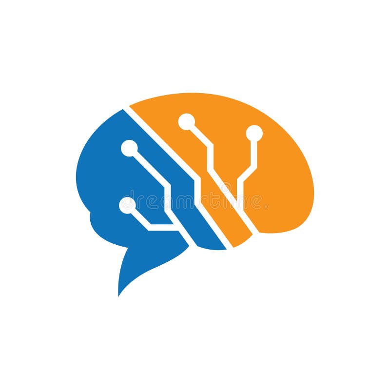 Brain tech logo images stock vector. Illustration of computer - 277946341