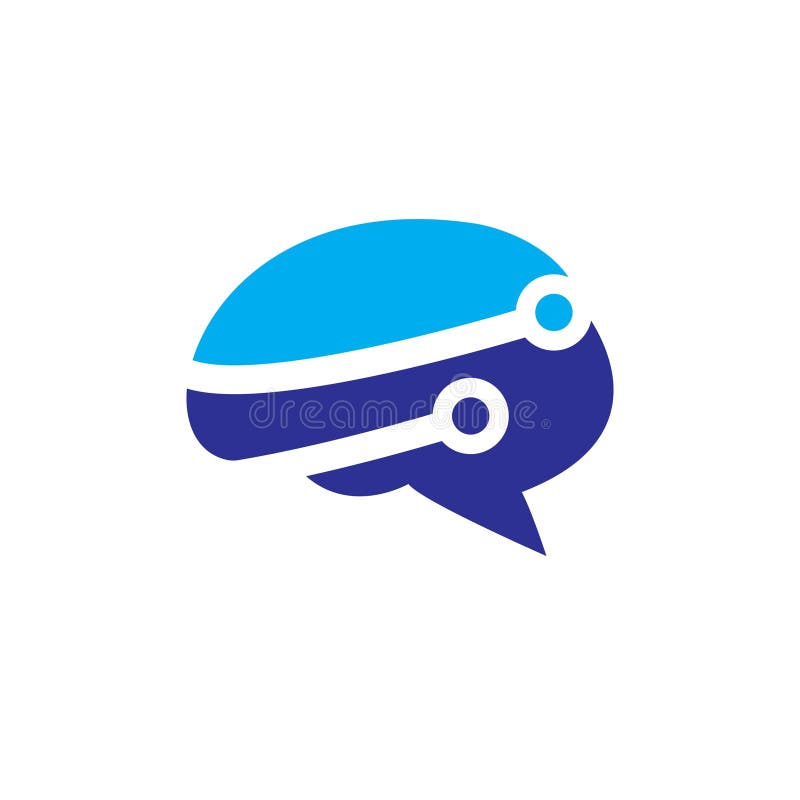 Brain tech logo images stock vector. Illustration of vector - 277946356