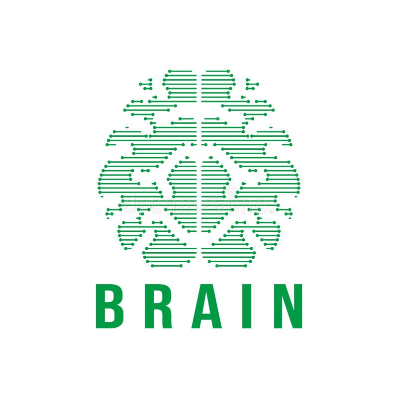 Brain Tech Logo Inspiration Logo Design. Template Vector Illustration ...