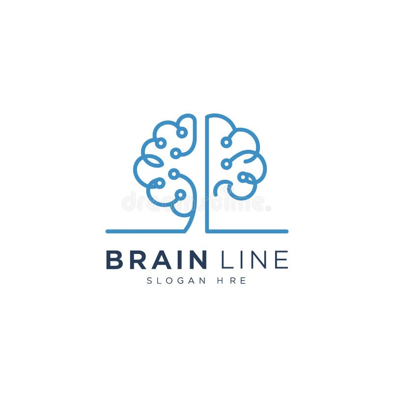 Brain Technology Logo Template, Digital Abstract Logos for Creative Innovation. Digital Brain ...