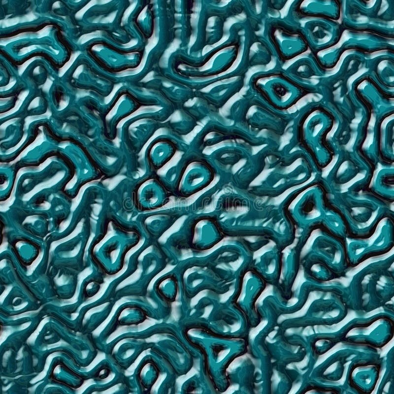 Brain Texture Waves Generated Stock Illustration - Illustration of ...