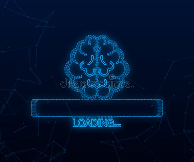 Brain, Think Loading Plexus Concept with Idea Processed on a Lightbulb ...