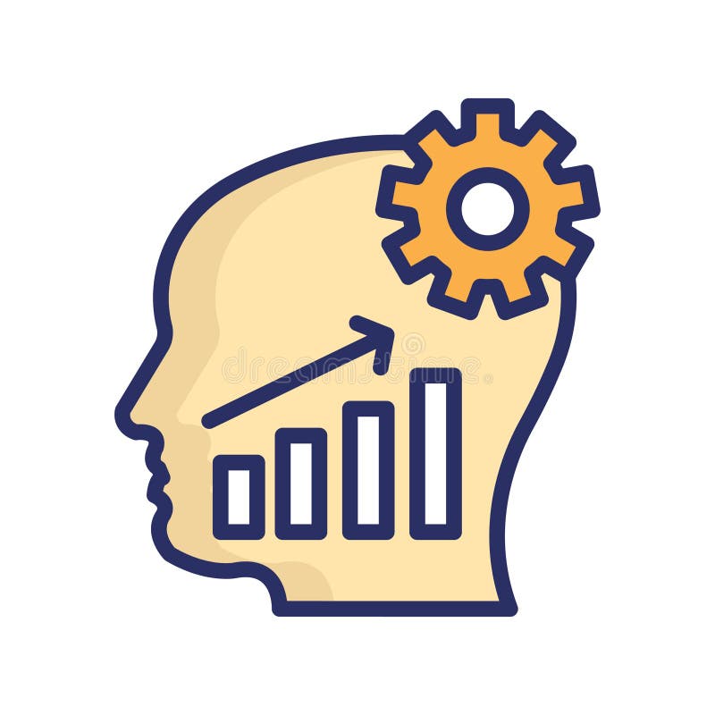 Brain Thinking Level Isolated Vector Icon Which Can Easily Modify or ...