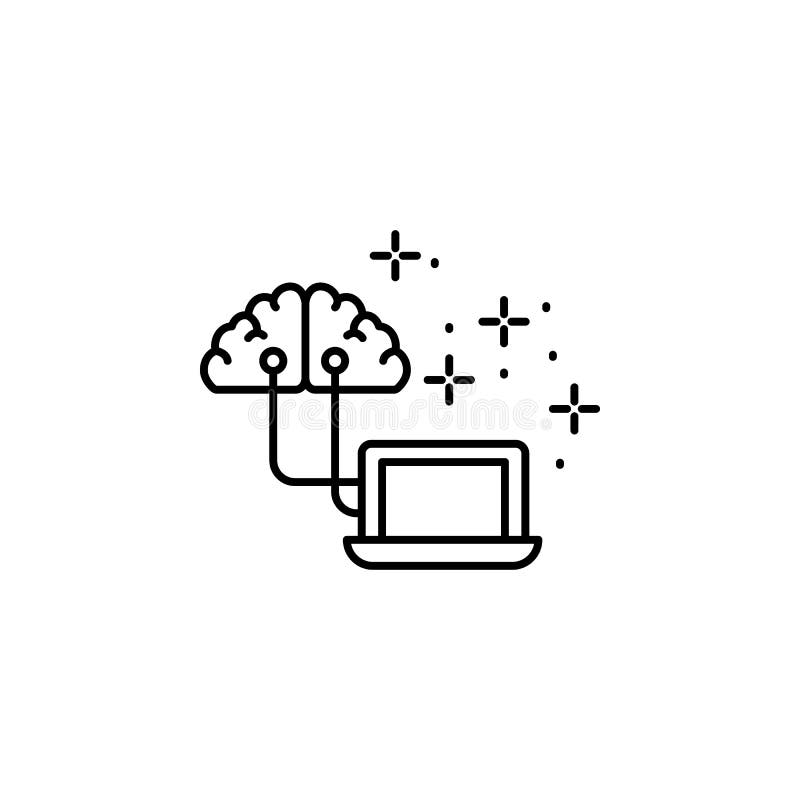 Machine Learning Single Icon Stock Illustrations – 139 Machine Learning ...