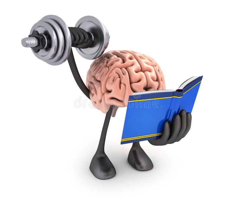 Brain training symbol stock illustration. Illustration of abstract ...