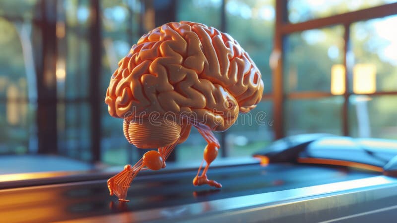 Brain Walking Treadmill Ai Generated Stock Photos - Free & Royalty-Free ...