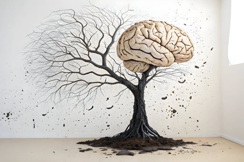 Brain Tree Growth Concept Cognitive Development Metaphor Stock Photos ...