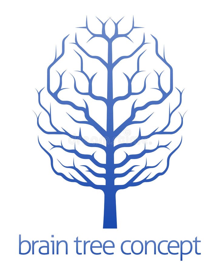 Tree brain stock vector. Illustration of innovation, icon - 33121546