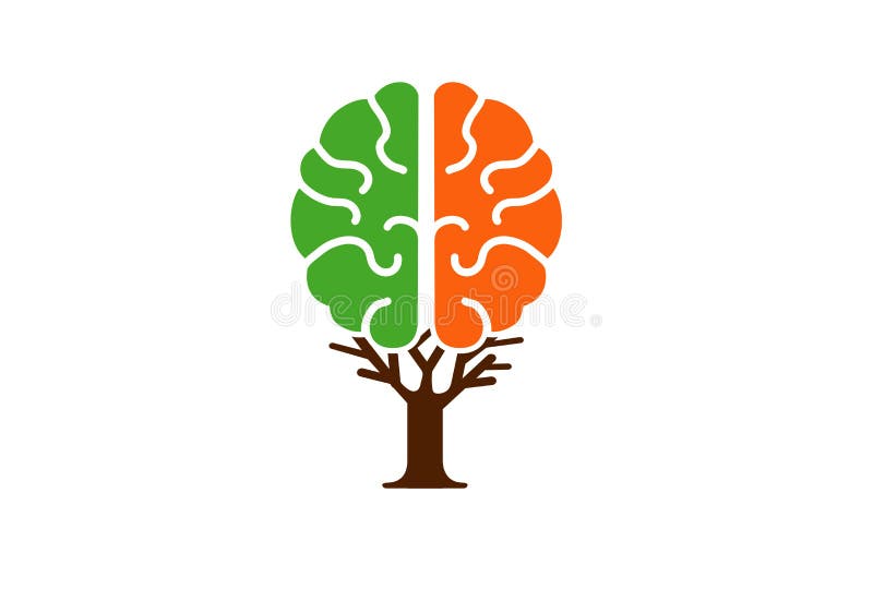 Brain tree logo stock vector. Illustration of innovation - 115848850