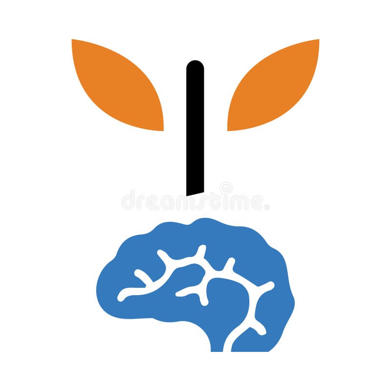 Brain, Tree, Nature, Natural Brain Icon Stock Vector - Illustration of ...