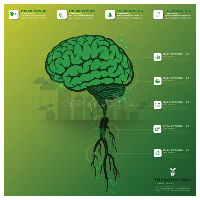 Tree Root Brain Stock Illustrations – 365 Tree Root Brain Stock ...