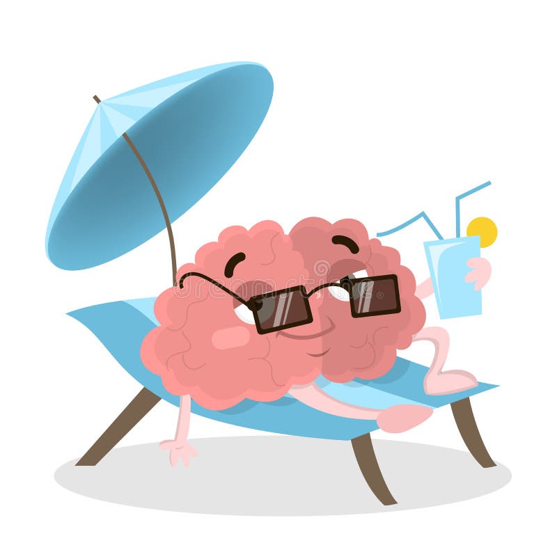 Brain Relaxing Stock Illustrations – 370 Brain Relaxing Stock ...