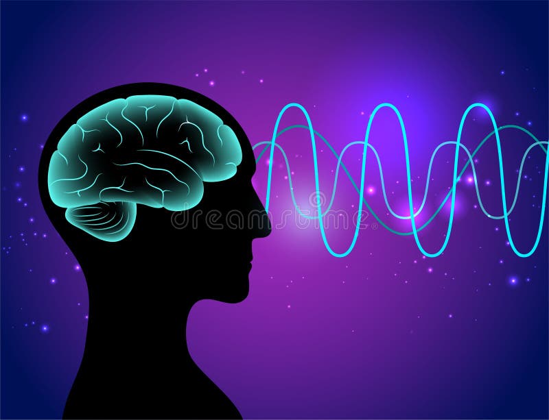 Brain wave 3D stock vector. Illustration of abstract - 231789022