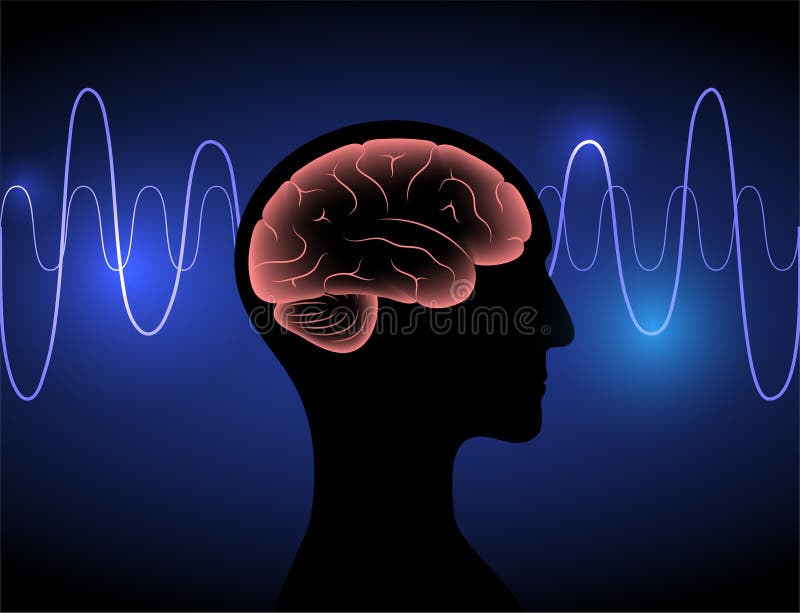 Brain wave 3D stock vector. Illustration of abstract - 231789022