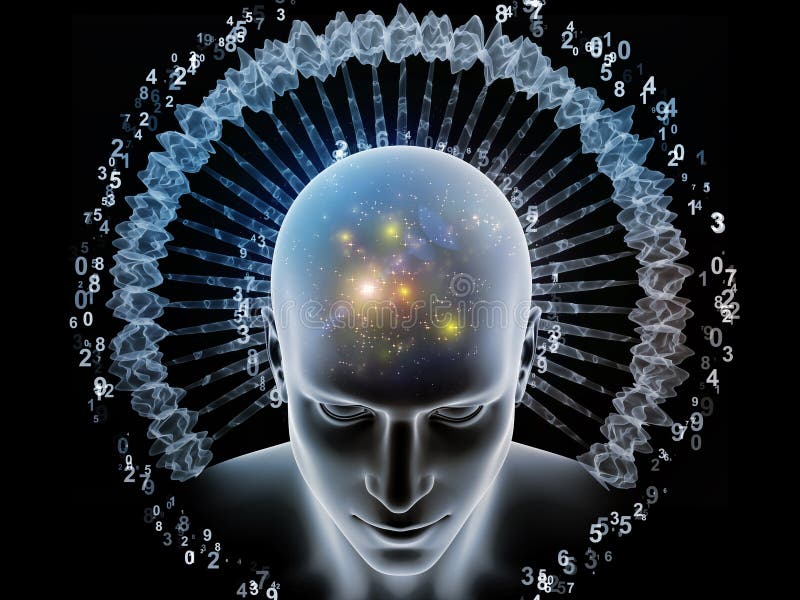 Brain Wave stock illustration. Illustration of head - 156807470