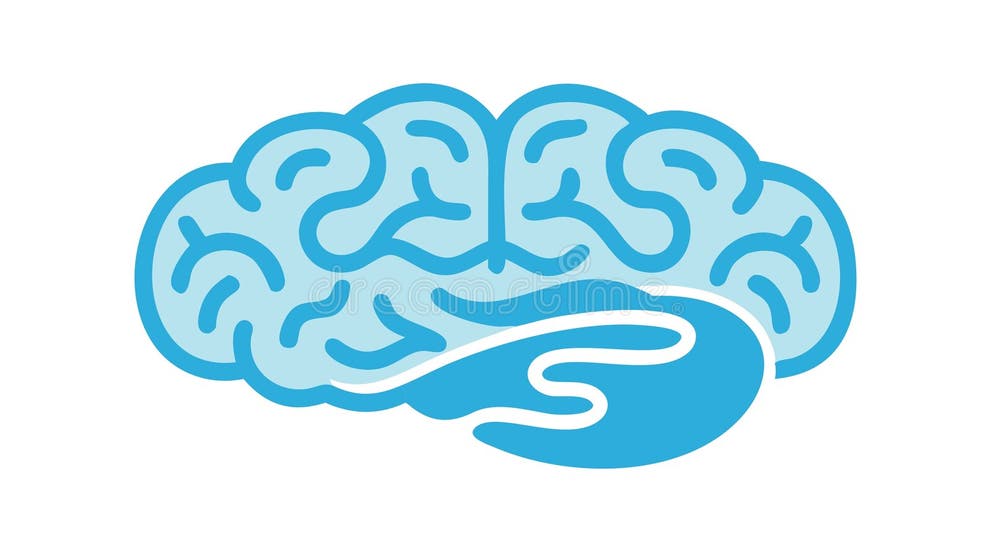 Brain Wave Icon: Neural Activity and Cognitive Processes, Vector Design ...