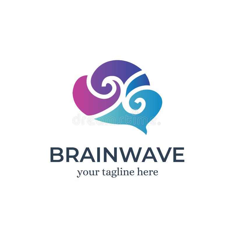 Brain Wave Logo Design Template Inspiration - Vector Stock Vector - Illustration of design ...