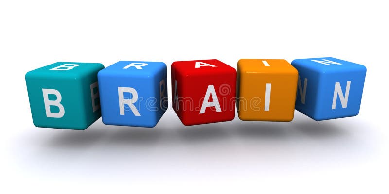 Brain Word Cloud stock vector. Illustration of folic - 99180628