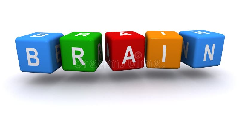 Brain Word Cloud stock vector. Illustration of folic - 99180628