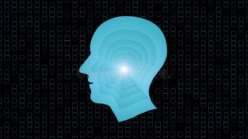 Brain Works, Artificial Intelligence AI and High Tech Concept. Human ...