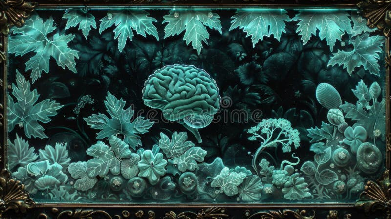 A Brain with a Yellow Blob on it Stock Image - Image of mind, diagnosis ...