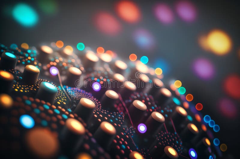 BrainActivity in 3D Colorful Dots and Circles Shine with Unreal Engine ...