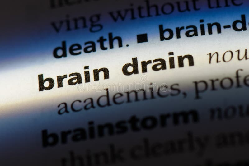 Braindrain stock image. Image of english, macro, concept - 114405199