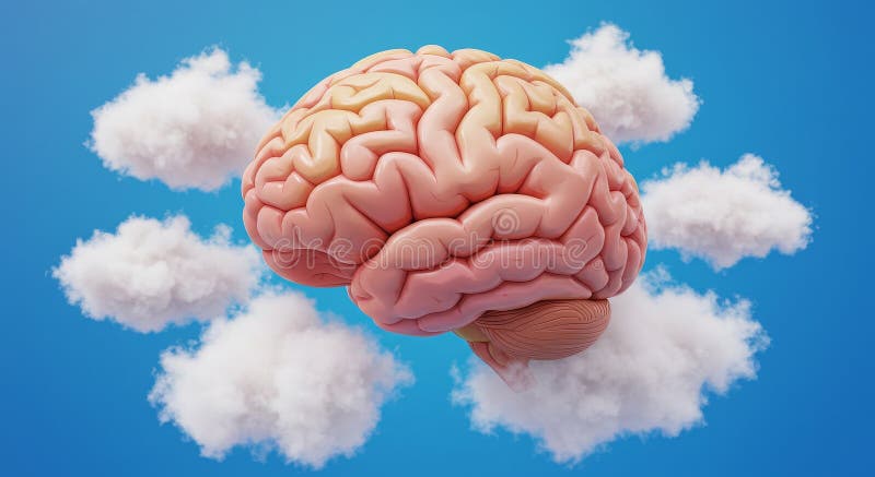 Brainpower Clouds of Creativity Conceptual Symbolizing Imagination ...