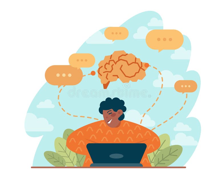 Brainstorm Concept. New Idea or Problem Solution Generation Stock ...