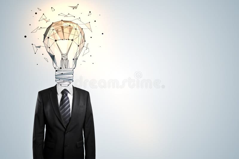 Brainstorm concept stock photo. Image of abstract, lightbulb - 98234428