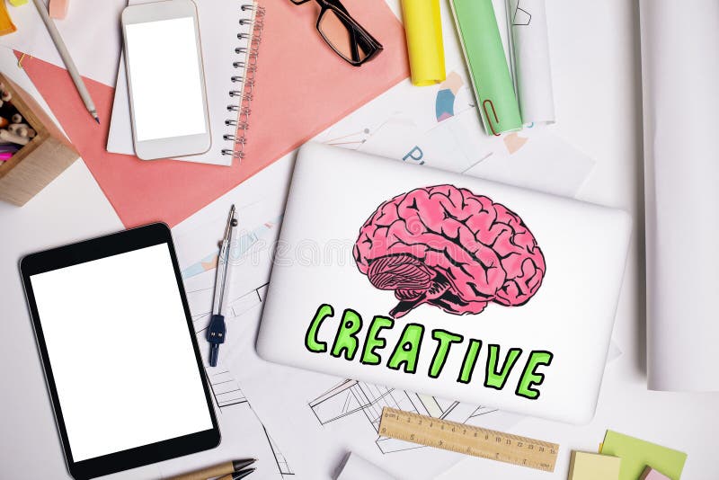 Blank brainstorm stock image. Image of idea, easel, tank - 4646285