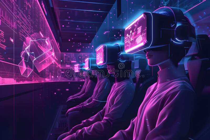 Brainstorm Environment, 3D Flat Design, Side View of a Modern Creative ...