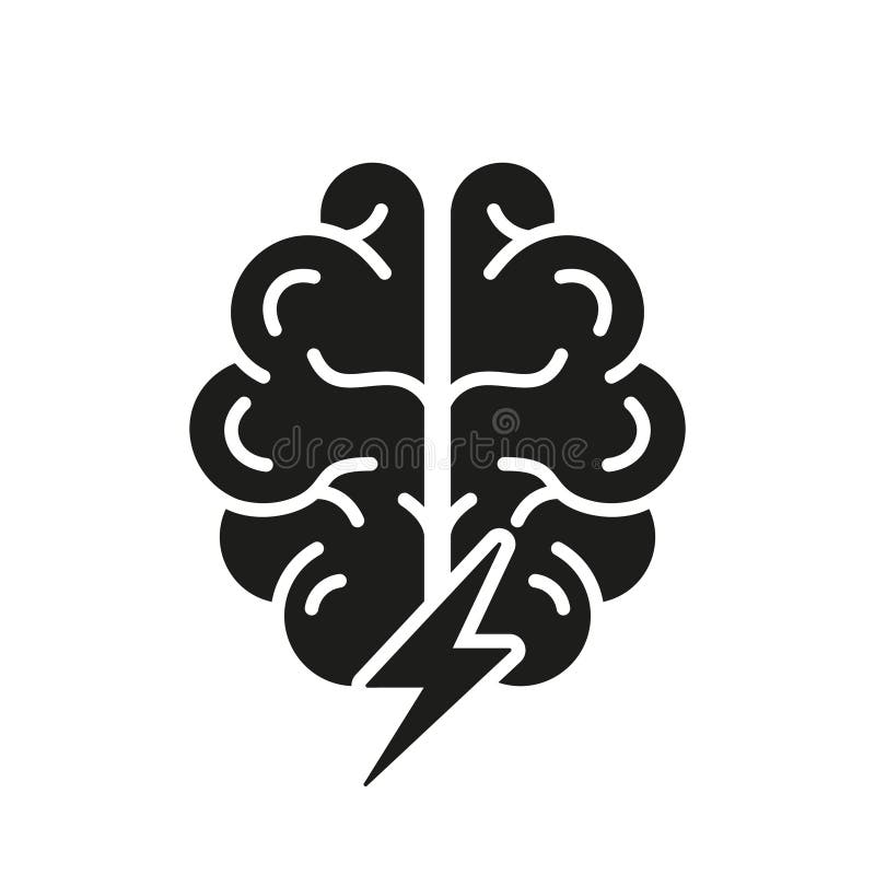 Brainstorm Glyph Pictogram. Think about Creative Idea Solid Sign Stock ... Brainstorm Glyph Pictogram. Think about Creative Idea Solid Sign Stock ...
