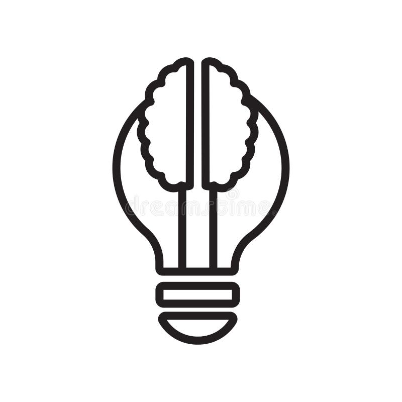 Brainstorm Icon Vector Sign and Symbol Isolated on White Background ... Brainstorm Icon Vector Sign and Symbol Isolated on White Background ...